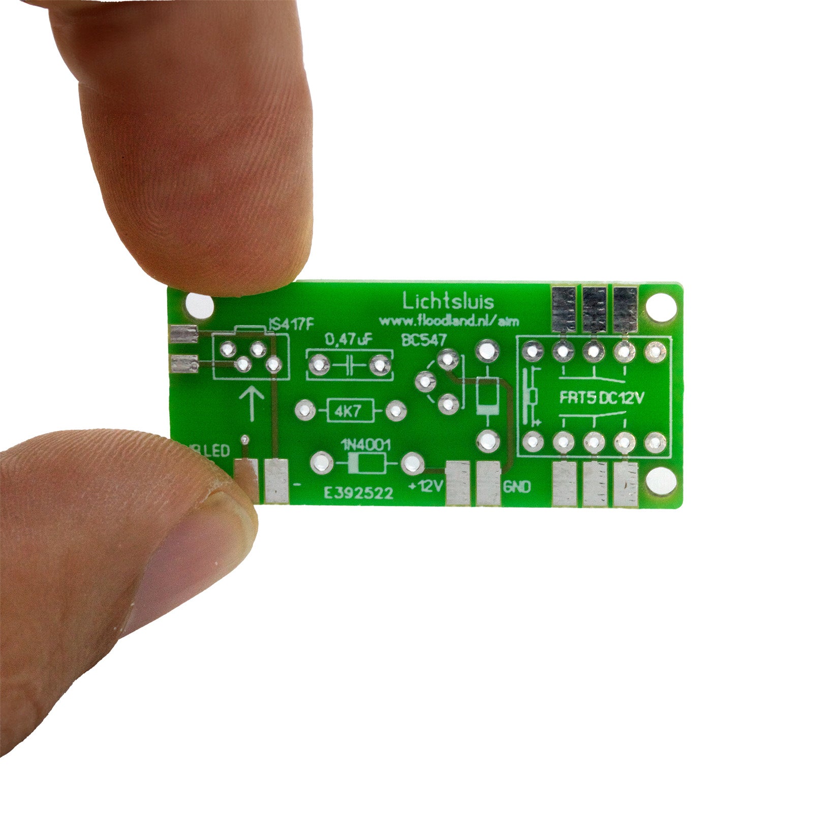 Lichtsluis met relais (printplaat voor zelfbouw) – Magica Miniatura