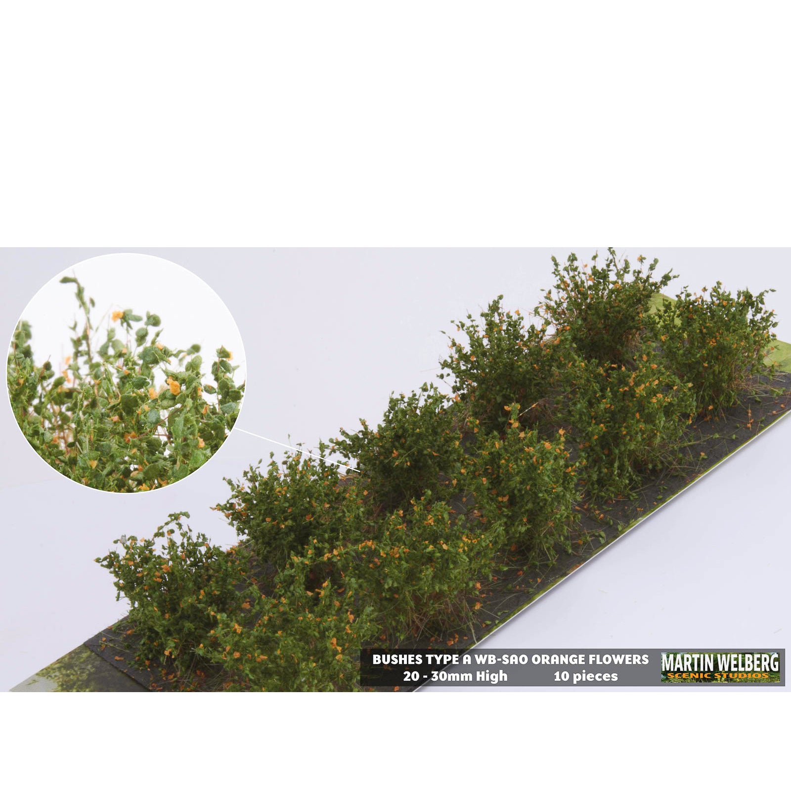 Struiken type A oranje – Magica Miniatura