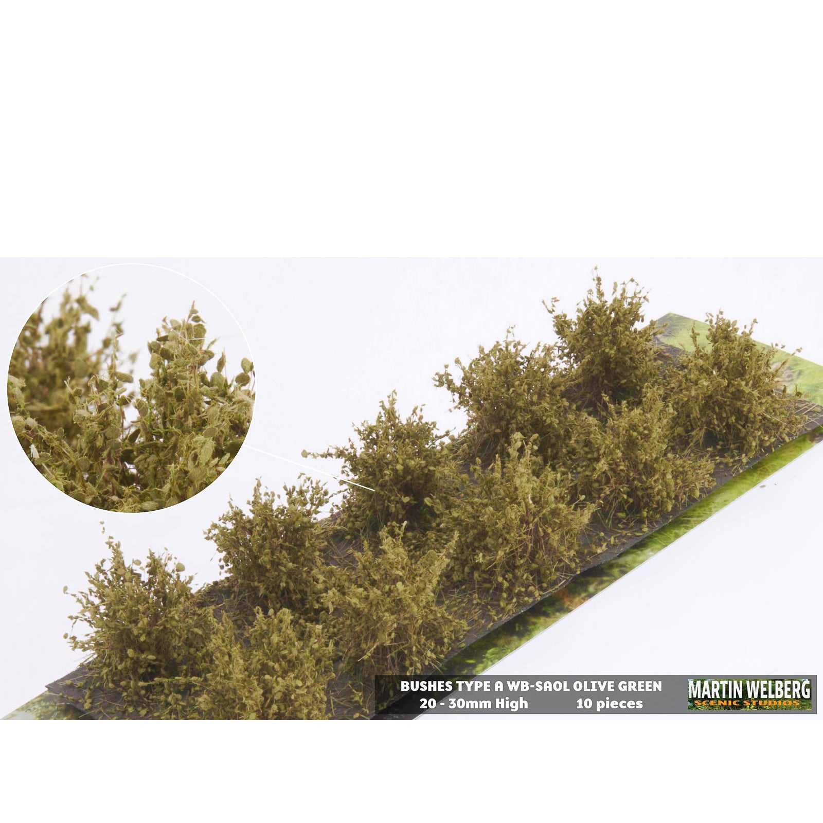 Struiken type A olijf groen – Magica Miniatura